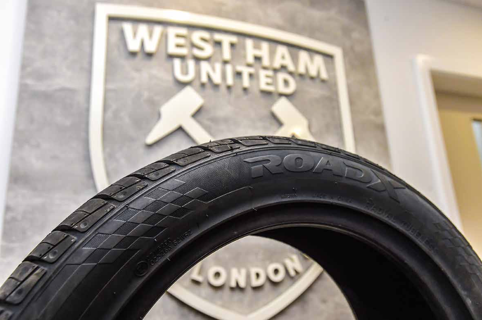 RoadX official tyre partner of West Ham United - TyreTrade.ie